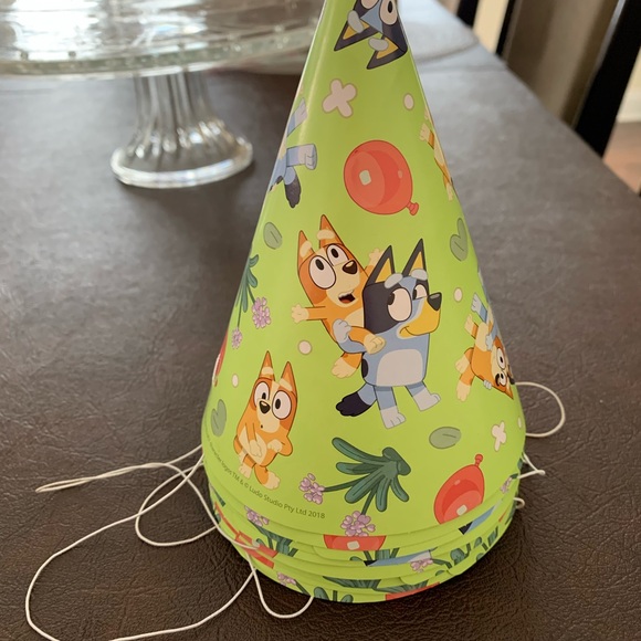 Disney | Party Supplies | Bluey Birthday Hats | Poshmark